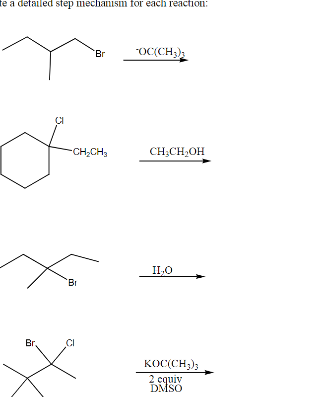 Solved 1) Formulate a detailed step mechanism for each | Chegg.com Solved 1) Formulate a detailed step mechanism for each | Chegg.com