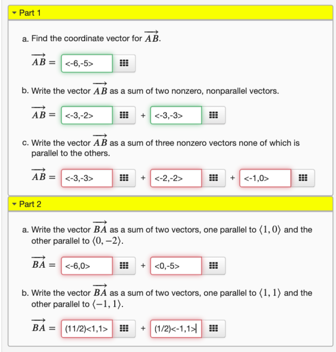 Solved Solve for the RED BOXES. The RED BOXES are incorrect. | Chegg.com