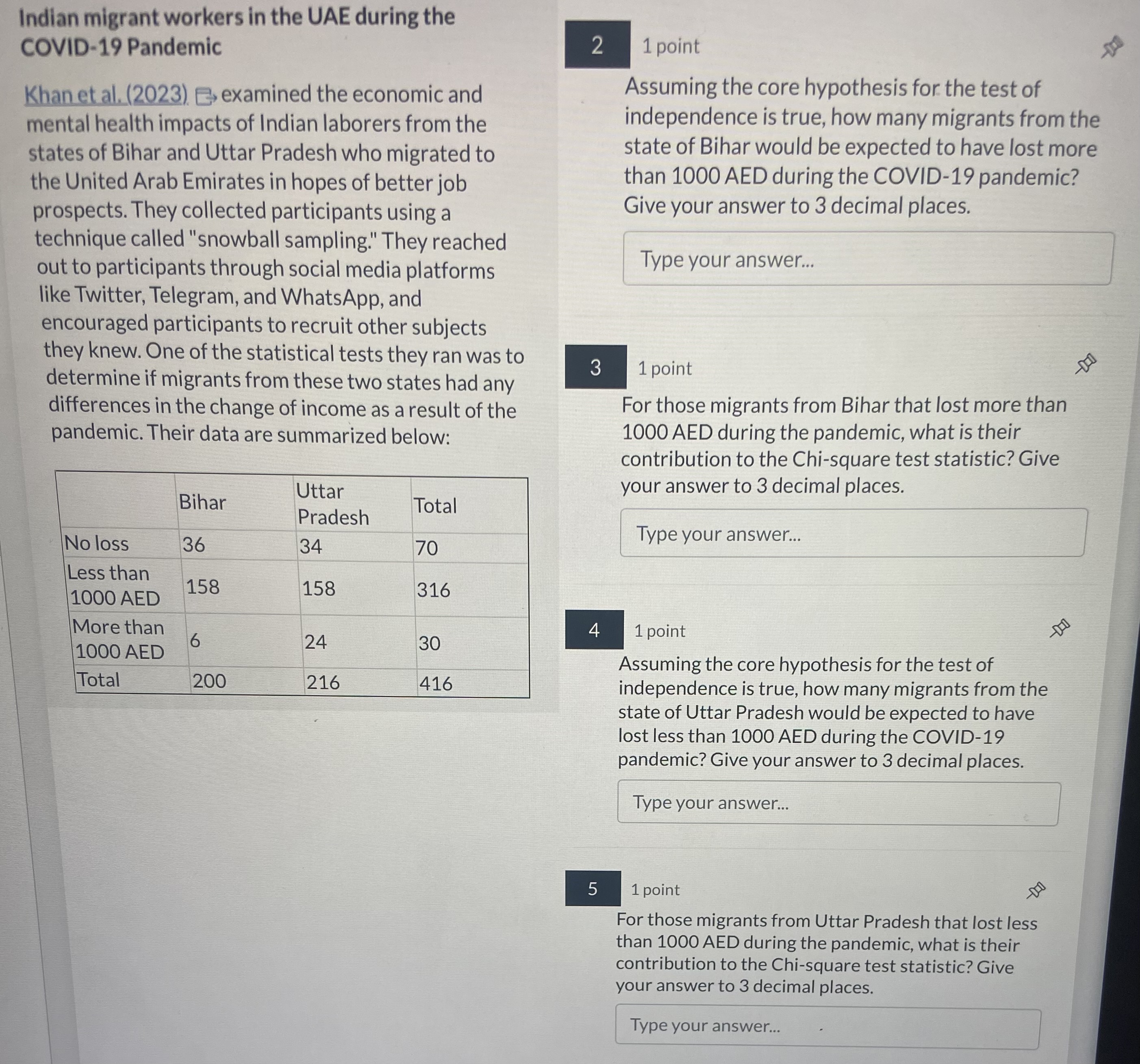 Solved Indian migrant workers in the UAE during the COVID-19 | Chegg.com