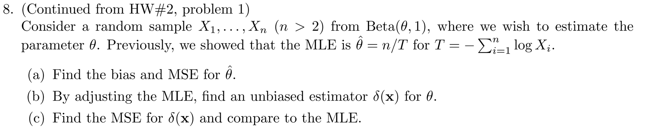 Solved (Continued from HW#2, problem 1 ) Consider a random | Chegg.com