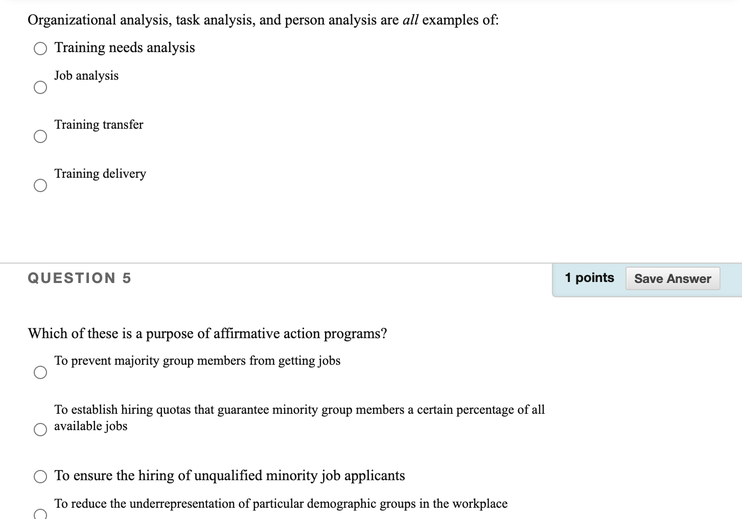 Solved Organizational analysis, task analysis, and person | Chegg.com