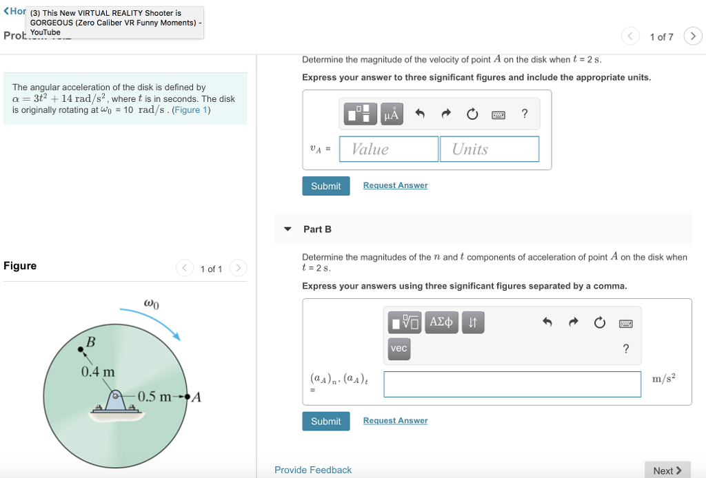 Solved Hor (3) This New VIRTUAL REALITY Shooter is GORGEOUS | Chegg.com