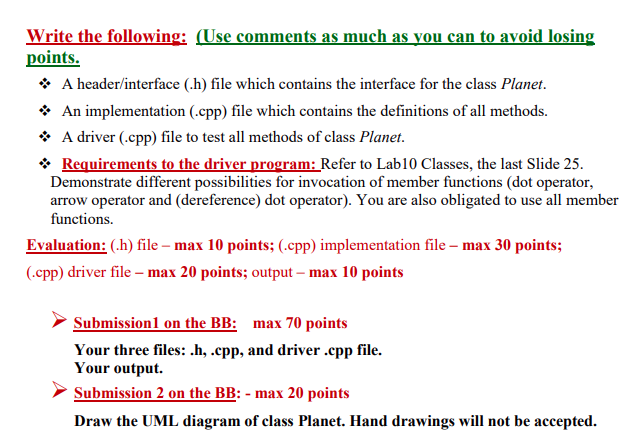 I need both Code and UML diagram Note: UML diagram | Chegg.com