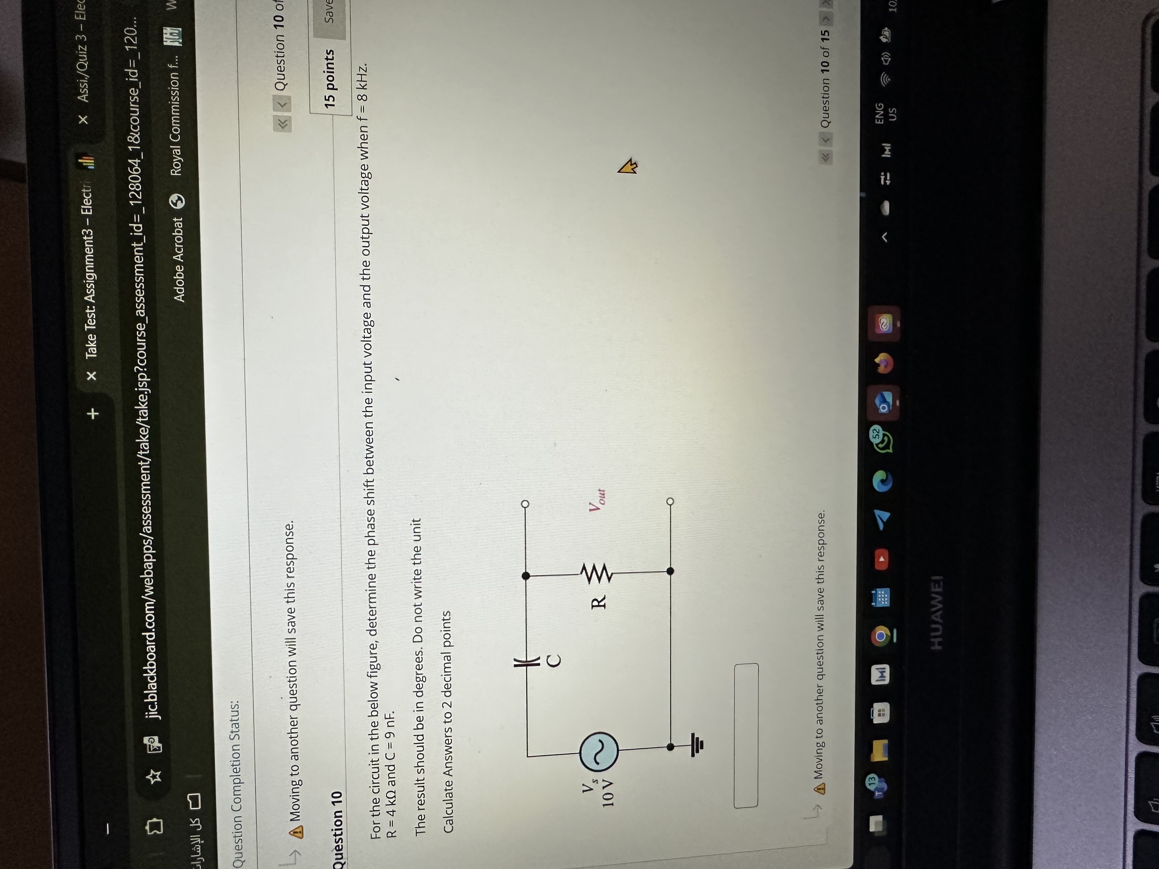 Solved For the circuit in the below figure, determine the | Chegg.com
