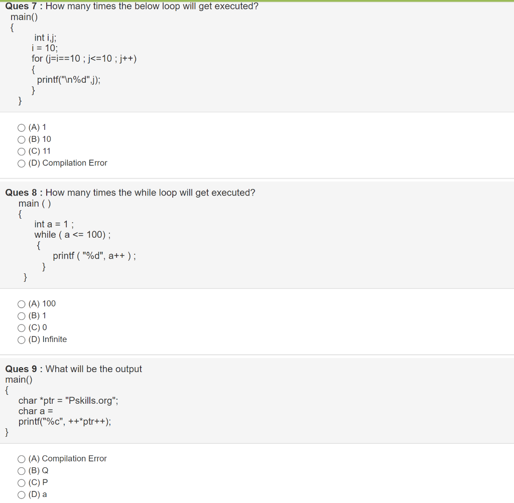Solved Ques 1 : Which one of the given option is correct? | Chegg.com