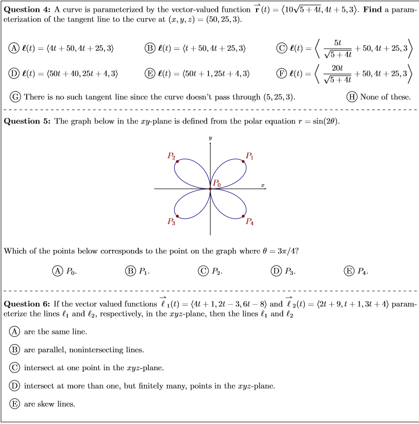 Solved Question 4 A Curve Is Parameterized By The 6702