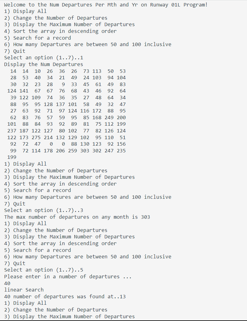 Solved // may only be declared within the main function int | Chegg.com