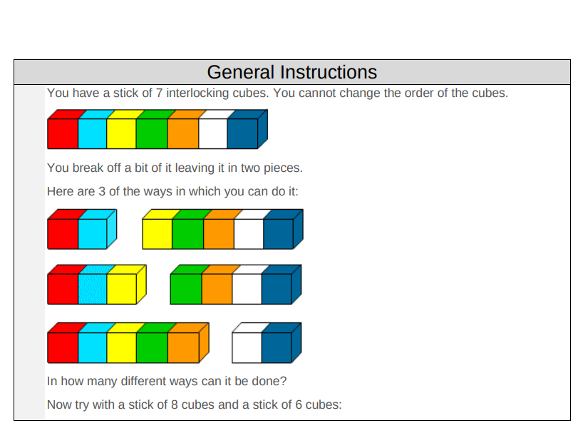 Solved General Instructions You have a stick of 7 | Chegg.com