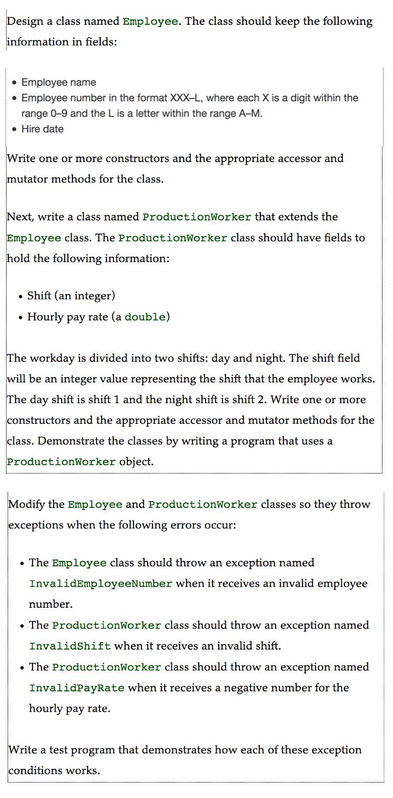 Solved Design a class named Employee. The class should keep | Chegg.com