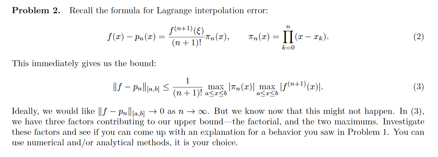 Solved In this homework, we'll explore several approaches to | Chegg.com