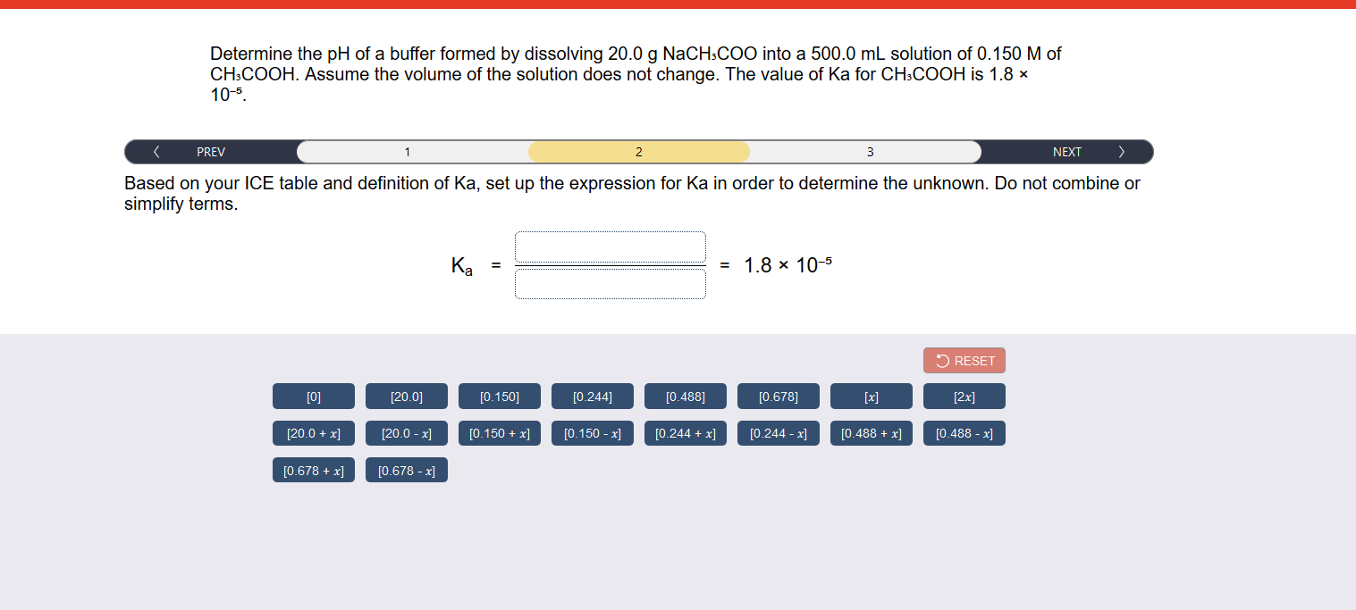Solved Determine the pH of a buffer formed by dissolving | Chegg.com