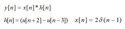 Solved [n]= x[n]* h[n] h[n]=(a[n+2]-[n-3]) x[n]= 2^(n - 1) | Chegg.com
