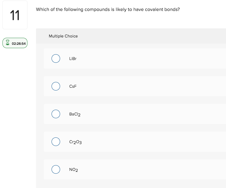 Solved Which of the following compounds is likely to have | Chegg.com