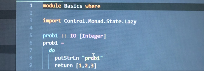 Solved 1. Rewrite probi so that it uses >2- instead of do | Chegg.com