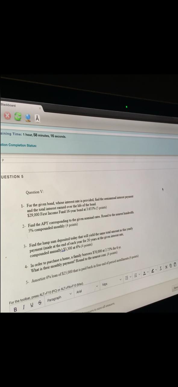 Solved Blackboard aining Time: 1 hour, 58 minutes, 16 | Chegg.com Solved Blackboard aining Time: 1 hour, 58 minutes, 16 | Chegg.com