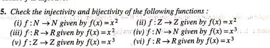 Solved 5. Check the injectivity and bijectivity of the | Chegg.com