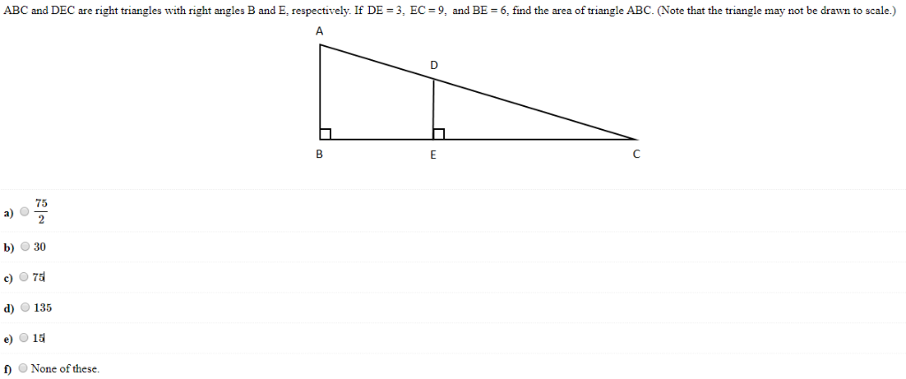 Solved ABC and DEC are right triangles with right angles B | Chegg.com