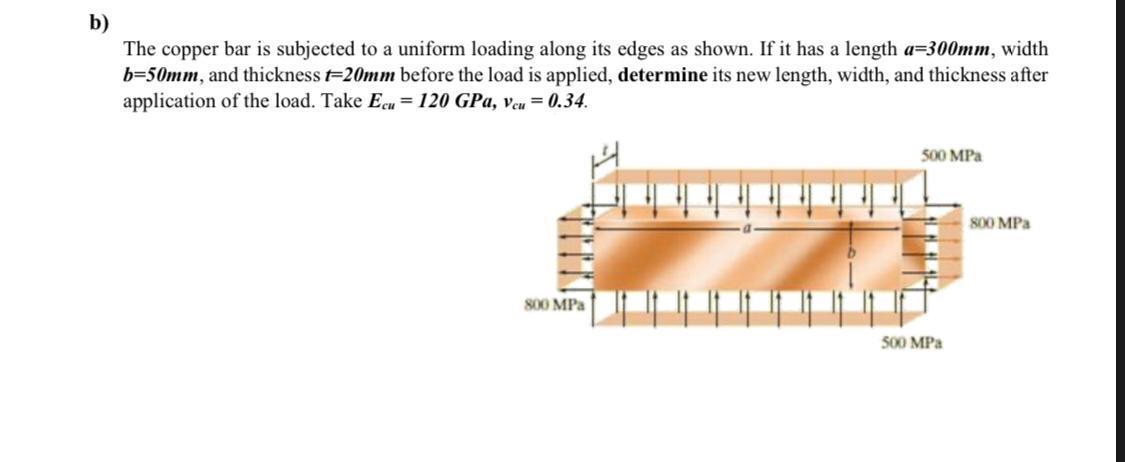 Solved Problem (25 points) 3: a) If the allowable normal | Chegg.com