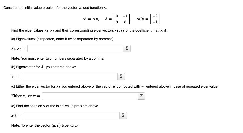 Solved Consider the initial value problem for the | Chegg.com