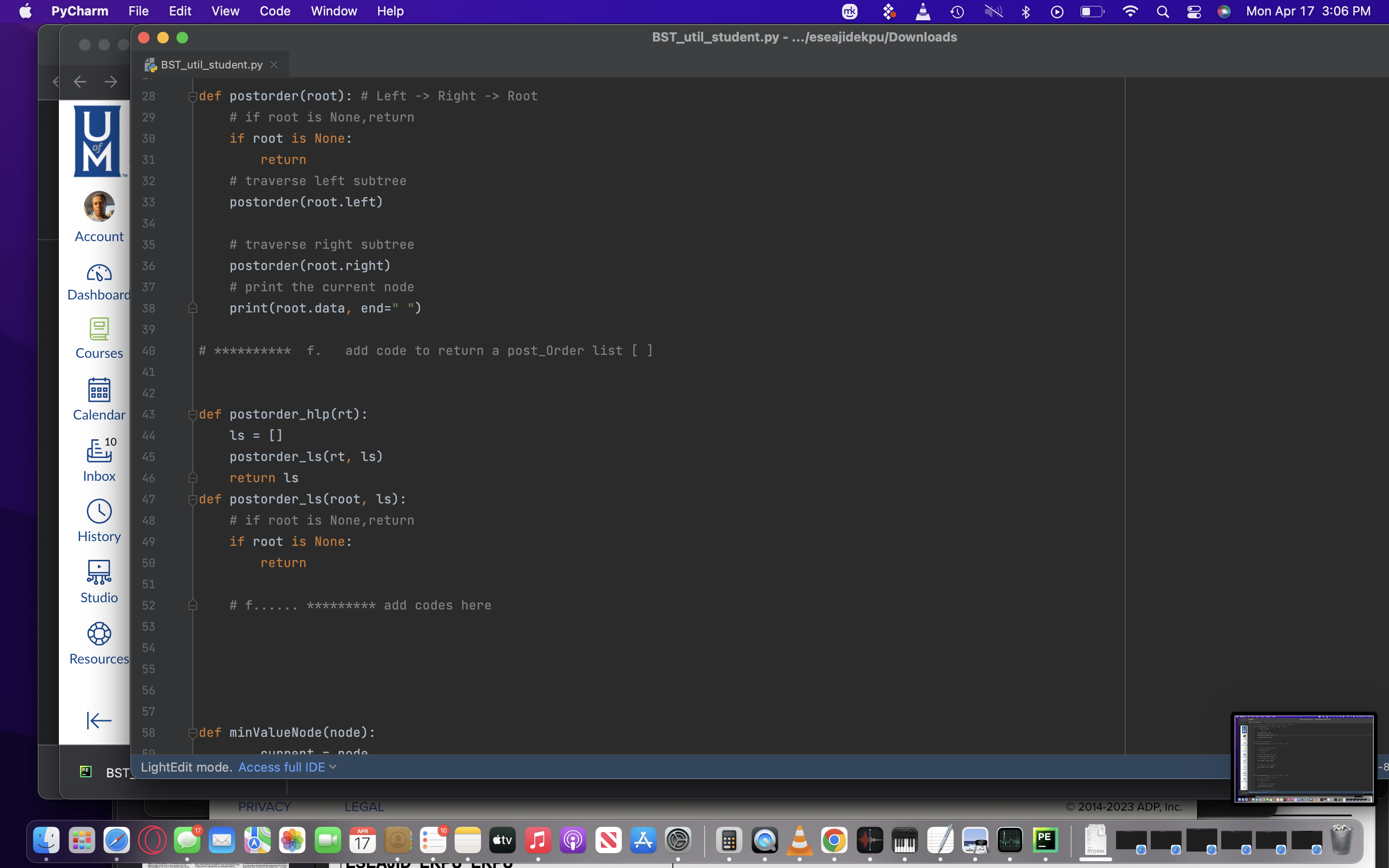 Solved a) (20 points) Build two BST trees from two types of | Chegg.com
