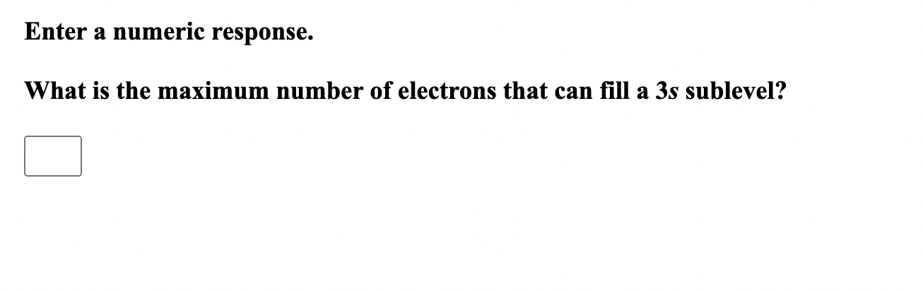 Solved Enter a numeric response. What is the maximum number | Chegg.com