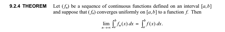 Solved 9.2.4 THEOREM Let (f) be a sequence of continuous | Chegg.com