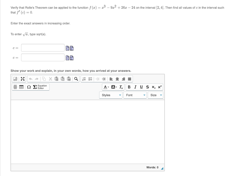 Solved Verify that Rolle's Theorem can be applied to the | Chegg.com