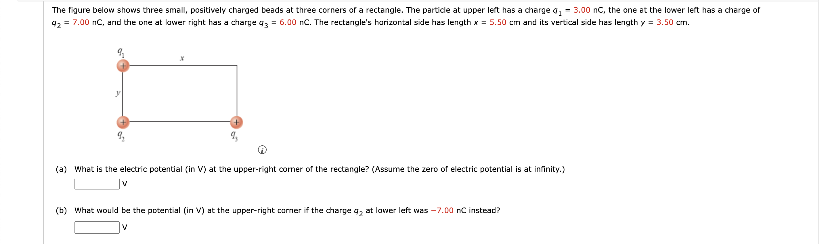 Solved The figure below shows three small, positively | Chegg.com