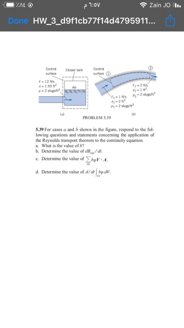 Solved 5.39 For cases a and b shown in the figure, respond | Chegg.com
