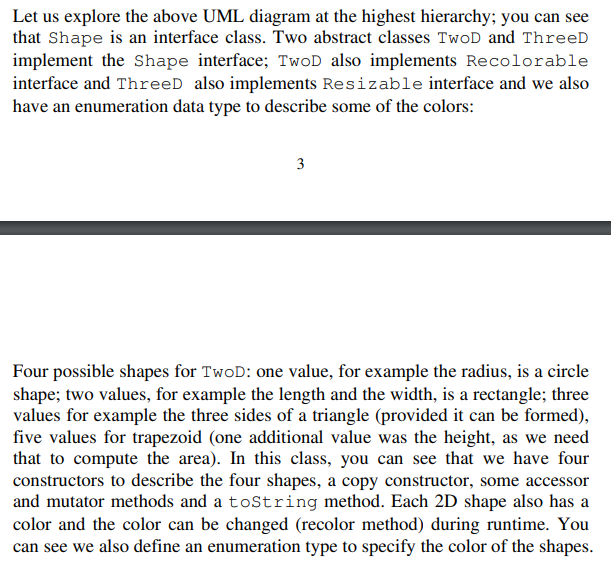 Solved e interface >> Recolorable Circle > | Chegg.com