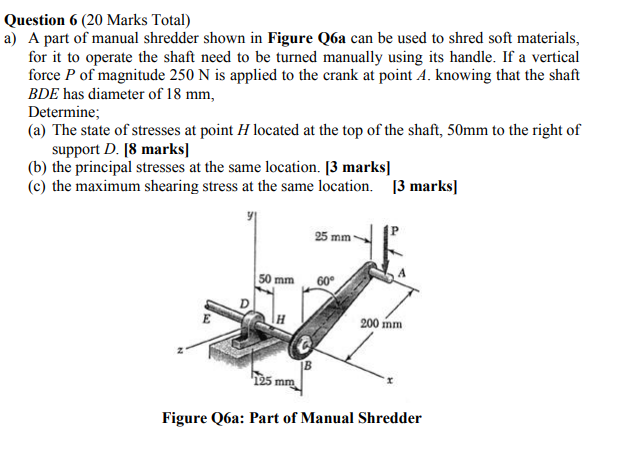 Solved Question 6 (20 Marks Total) a) A part of manual | Chegg.com Solved Question 6 (20 Marks Total) a) A part of manual | Chegg.com