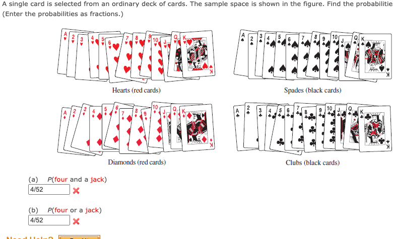 Solved A single card is selected from an ordinary deck of | Chegg.com