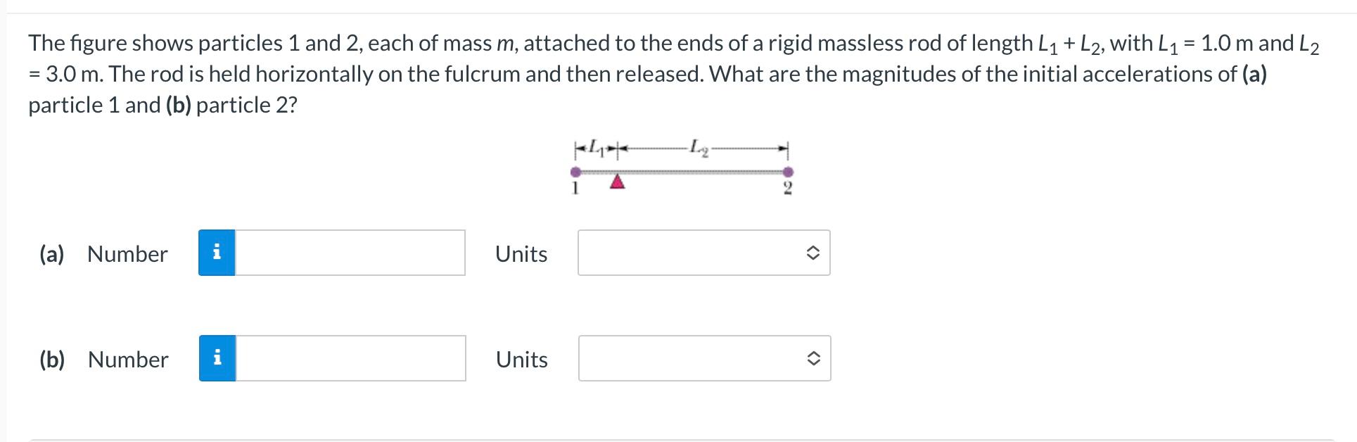 Solved = The figure shows particles 1 and 2, each of mass m, | Chegg.com