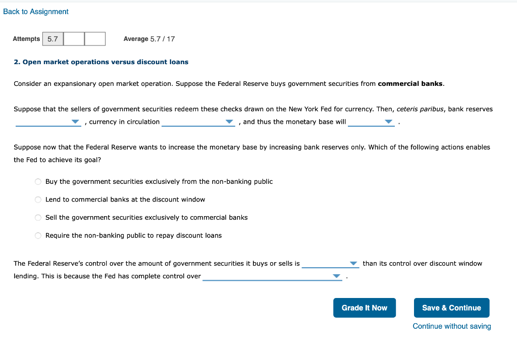 Solved Back to Assignment Attempts 5.7 Average 5.7/17 2. | Chegg.com