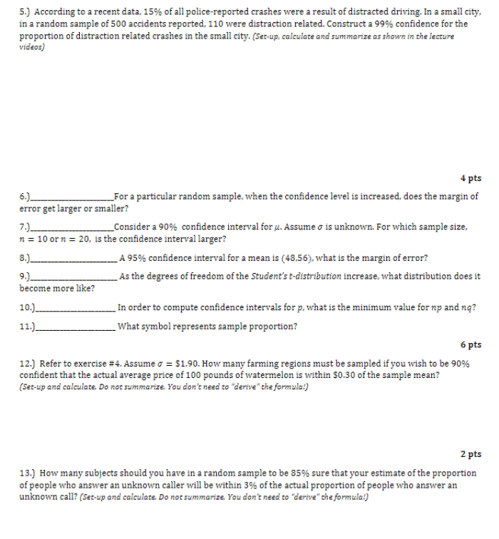 Solved 5.) ﻿According to a recent data, 15% ﻿of all | Chegg.com