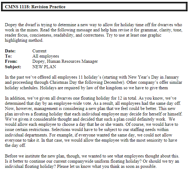 Solved Dopey the dwarf is trying to determine a new way to | Chegg.com