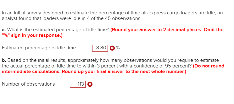 Solved In an initial survey designed to estimate the | Chegg.com