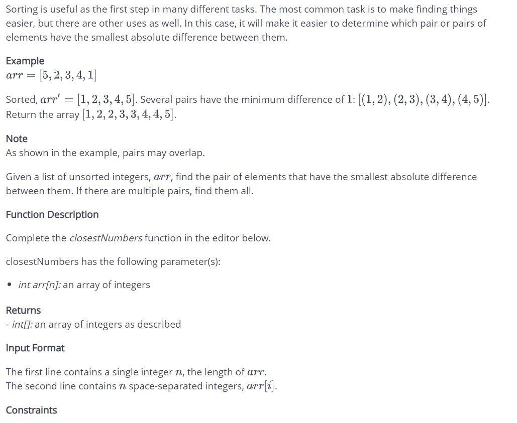Solved Sorting is useful as the first step in many different | Chegg.com