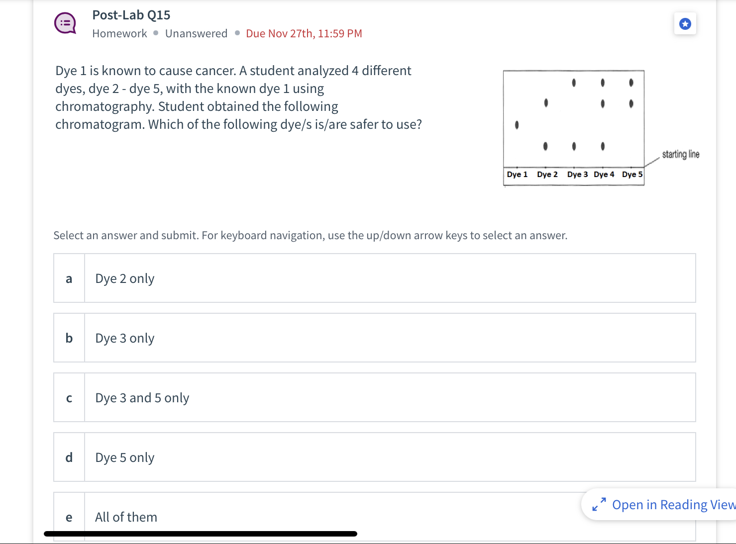 Solved A student ran an paper chromatography experiment to | Chegg.com