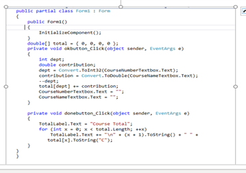 For! Course Number Carrelame OK DONE TOTAL public | Chegg.com