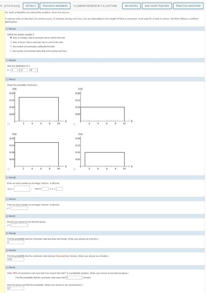 Solved 1. [3/14 Points) DETAILS PREVIOUS ANSWERS ILLOWSKYIN | Chegg.com