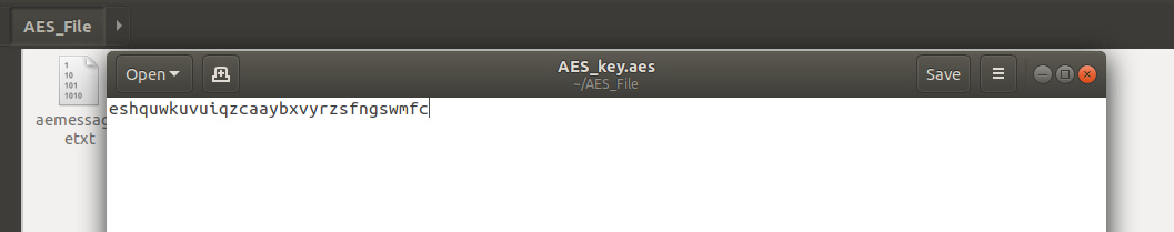 Given an unencrypted AES key and an encrypted | Chegg.com