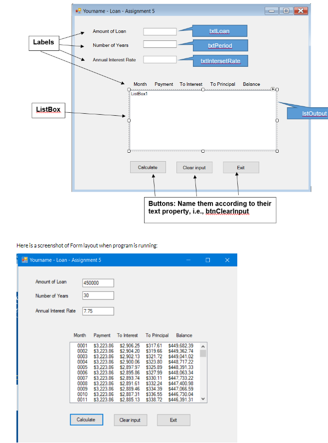 Solved visual basic Summary: In this | Chegg.com