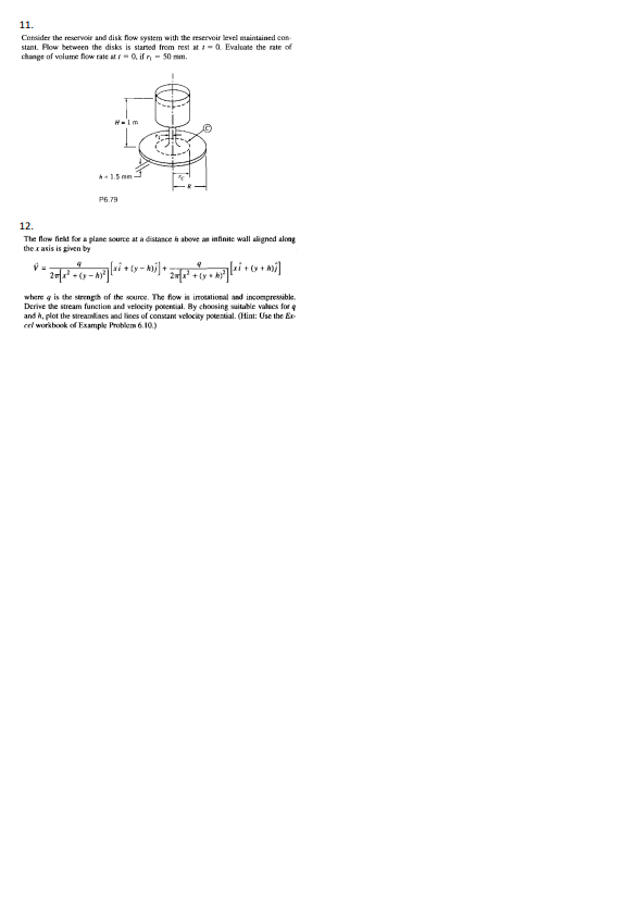 Solved An incompressible frictionless flow feld is gives by | Chegg.com