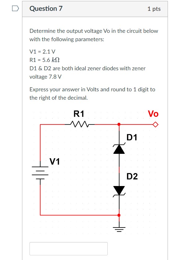 Determine The Output Voltage V0 In The Circuit Below 
