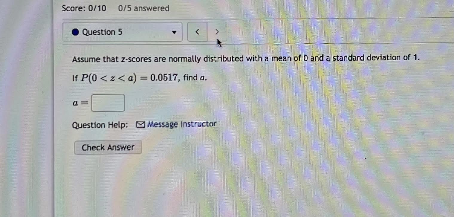 Solved Assume that z-scores are normally distributed with a | Chegg.com