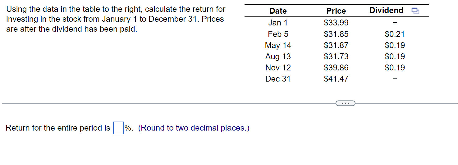 Solved Consider the following five monthly returns:a. | Chegg.com