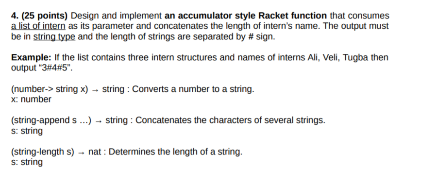 Solved 4. (25 points) Design and implement an accumulator | Chegg.com