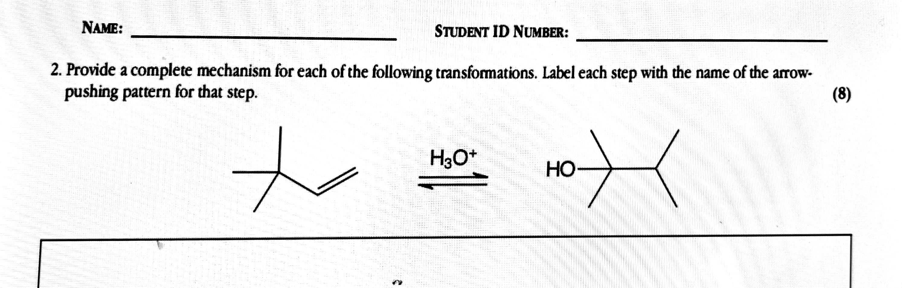 Solved 2. Provide a complete mechanism for each of the | Chegg.com