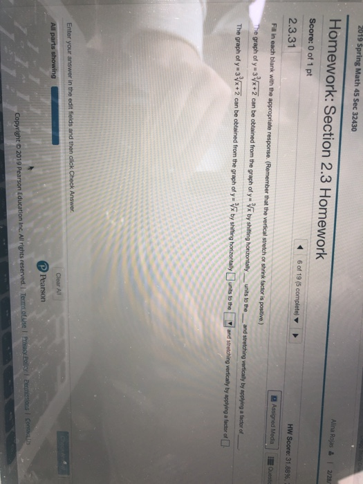 Solved Homework: Section 2.3 Homework 2.3.31 | Chegg.com